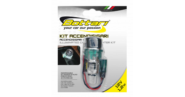KIT OF 12V ILLUMINATED CIGARETTE LIGHTER