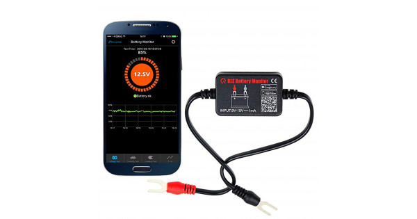 12V Car battery monitor with mobile app "CONTROLLER"