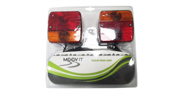 Set of trailer rear lights