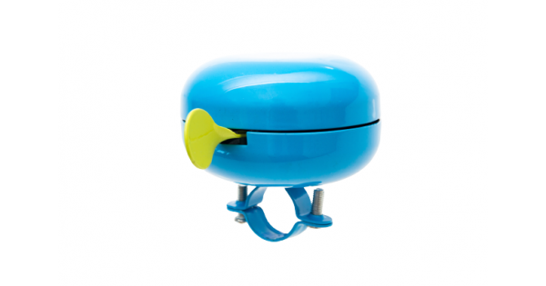 Bicycle bell "DING DONG", blue